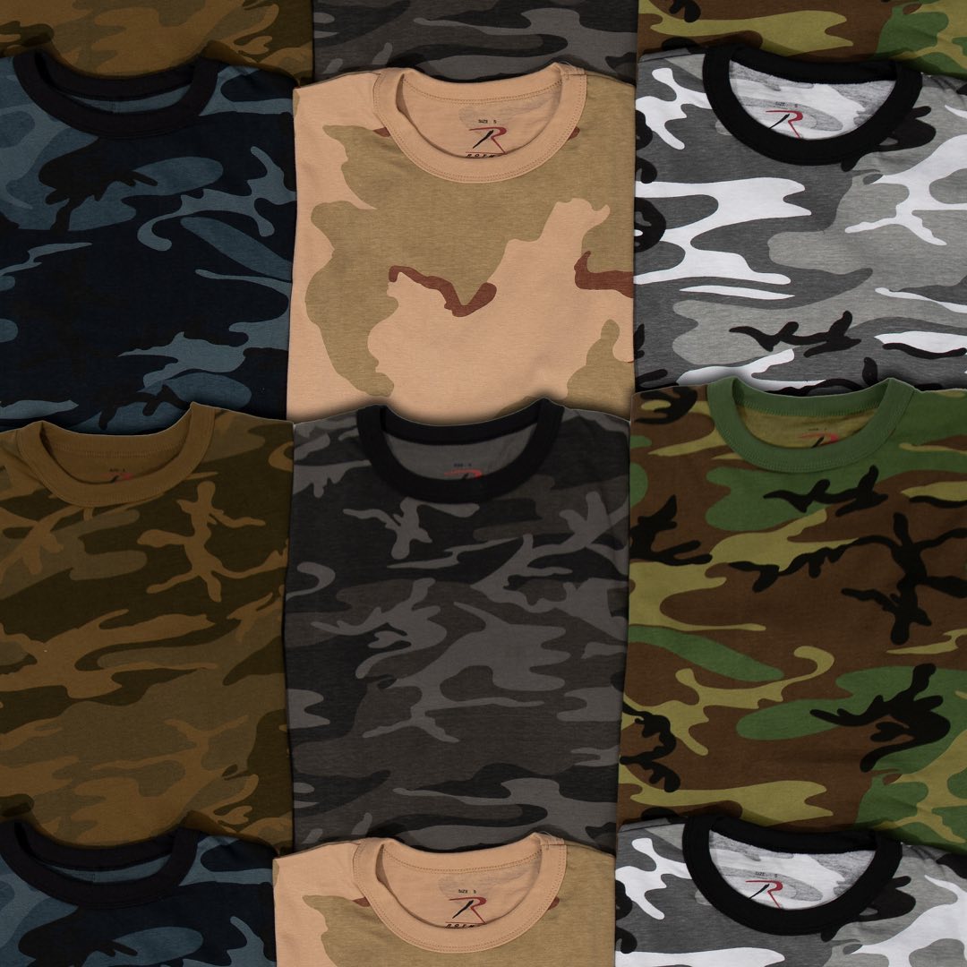 All Camo T-Shirts – Iceberg Army Navy