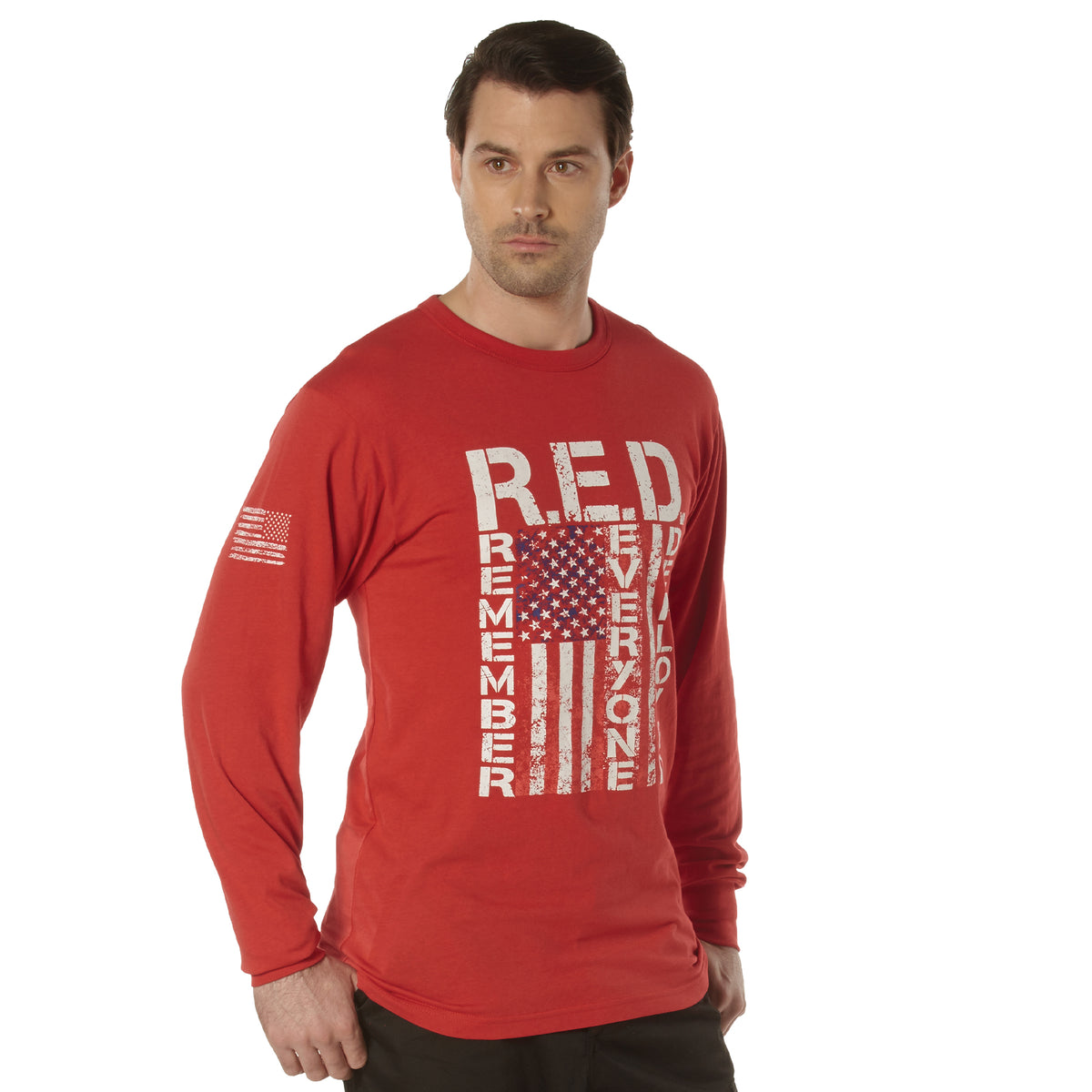 RED Athletic Fit Long Sleeve Shirts – Iceberg Army Navy