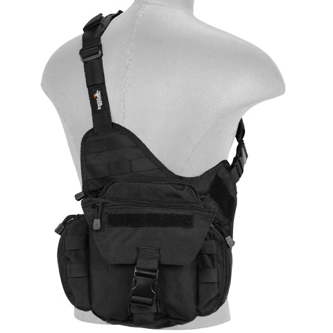 Tactical Side Messenger Bag Black (TMBAG) – Iceberg Army Navy